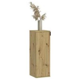 Kommode Home Affaire "Trondheim, Breite 30 cm, 1 T&uuml;r, 3 Einlegeb&ouml;den, 4 F&auml;cher", braun (nox oak nachbildung), B:30cm H:99cm T:34cm, FSC-zertifizierter Holzwerkstoff, Sideboards, Kommode, T&uuml;ranschlag wechselbar, Garderobenkommode, Schuhschrank, Schuhkommode
