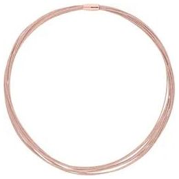 Collier Vivance "pure elegance", silber (edelstahlfarben), Halsketten, Damen, Chirurgiestahl, Collier
