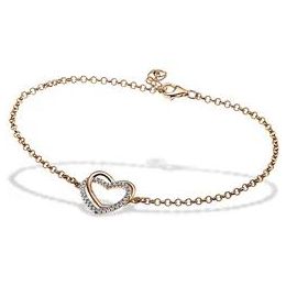 Armband Goldmaid, rosa (rotgoldfarben), Armb&auml;nder, Damen, Silber 925 (Sterlingsilber), Armband