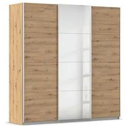 Schwebet&uuml;renschrank OTTO HOME "Kleiderschrank Schrank OTTO ́S CHOICE Garderobe AGORDO", eiche artisan, B:203cm H:210cm T:62cm, Holzwerkstoff, Schr&auml;nke, Schwebet&uuml;renschrank, Top Innenausstattung, in 4 Breiten und 2 H&ouml;hen MADE IN GERMANY, Topseller