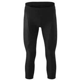 Fahrradhose Gonso "Essential Tight 5/6 SC M", Herren, Gr. S, Normalgr&ouml;&szlig;en, schwarz, 78% Polyester, 22% Elasthan, Hosen Fahrradhose, Herren 3/4 Radhose mit Sitzpolster, atmungsaktive Radlerhose Tight Fit