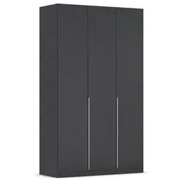 Dreht&uuml;renschrank OTTO HOME "Kleiderschrank Schrank Garderobe AGORDO TOPSELLER Schlafzimmer", grau (graumetallic), B:136cm H:229cm T:54cm, Holzwerkstoff, Schr&auml;nke, Dreht&uuml;renschrank, durchdachte Innenausstattung, in 8 Breiten und 2 H&ouml;hen MADE IN GERMANY, Topseller