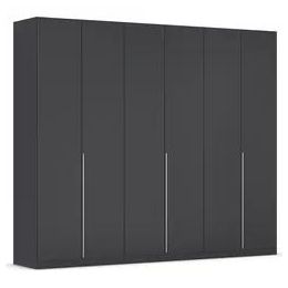Dreht&uuml;renschrank OTTO HOME "Kleiderschrank Schrank Garderobe AGORDO TOPSELLER Schlafzimmer", grau (graumetallic), B:271cm H:229cm T:54cm, Holzwerkstoff, Schr&auml;nke, Dreht&uuml;renschrank, durchdachte Innenausstattung, in 8 Breiten und 2 H&ouml;hen MADE IN GERMANY, Topseller
