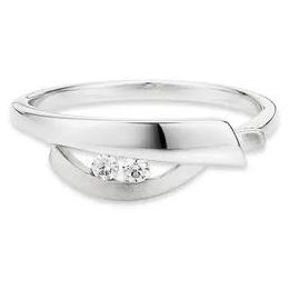 Fingerring Bruno Banani "Schmuck Geschenk Silber 925 Damenring" Gr. 53, silber (silberfarben, kristallwei&szlig;), Fingerringe, Damen, 53, Silber 925 (Sterlingsilber), 1,6mm, Fingerring, mit Zirkonia (synth.)