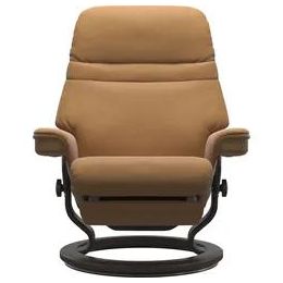 Relaxsessel stressless "Sunrise", new caramel batick, B:88cm H:103cm T:78cm, Leder BATICK: BATICK ist ein leicht korrigiertes, durchgef&auml;rbtes und genarbtes M&ouml;belleder, bei dem die meisten Unebenheiten und Spuren in der Regel entfernt wurden.;Leder PALOMA: PALOMA ist ein durchgef&auml;rbtes Semianilin-M&ouml;belleder mit nat&uuml;rlicher Narbung.;ROHLEDER Stoff Q2 FARON: Ein fester zuverl&auml;ssiger Boucl&eacute; mit einem 