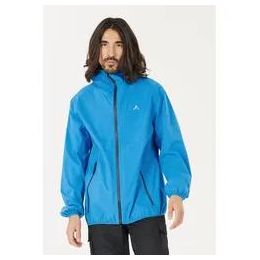 Outdoorjacke WHISTLER "Selawik", Herren, Gr. M, blau, 100% Polyester, unifarben, normal, hoch geschlossener Ausschnitt, Jacken Outdoorjacke, im funktionalen und wasserdichten Layertech-Design