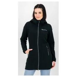 Fleecejacke DEPROC ACTIVE "GLORY APRIL", Herren, Gr. 40 (M), grau (anthrazit), 100% Polyester, figurbetont, gerader Abschluss, Jacken Fleecejacke, mit 2-Wege-Rei&szlig;verschluss
