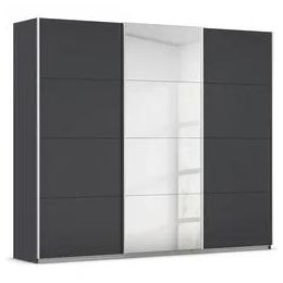 Schwebet&uuml;renschrank OTTO HOME "Kleiderschrank Schrank OTTO ́S CHOICE Garderobe AGORDO", grau (graumetallic), B:271cm H:229cm T:62cm, Holzwerkstoff, Schr&auml;nke, Schwebet&uuml;renschrank, Top Innenausstattung, in 4 Breiten und 2 H&ouml;hen MADE IN GERMANY, Topseller