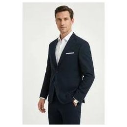 Anzugsakko Cinque "CIDATI", Herren, Gr. 50, blau (marineblau), Obermaterial: 79% Polyester, 15% Viskose, 6% Elasthan, Sakkos, mit modischer Struktur