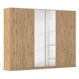 Dreht&uuml;renschrank OTTO HOME "Kleiderschrank Schrank Garderobe AGORDO mit Dekor- oder Hochglanzfront", braun (eiche artisan), B:271cm H:210cm T:54cm, Holzwerkstoff, Schr&auml;nke, Dreht&uuml;renschrank, durchdachte Innenausstattung, in 8 Breiten und 2 H&ouml;hen MADE IN GERMANY