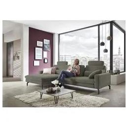 Ecksofa DIE PLANBAR "MP-IN20110 L-Form mit Federkern-Polsterung", gr&uuml;n (forest), B:302cm H:87cm T:178cm, 100% Polyester, Sofas, Ecksofa, optional mit Funktionen erh&auml;ltlich