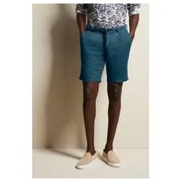 Bermudas Bugatti, Herren, Gr. 56, Normalgr&ouml;&szlig;en, blau (marine), 55% Leinen, 45% Baumwolle, regular fit, Hosen Bermudas, in sch&ouml;ner Leinen-Mix-Qualit&auml;t