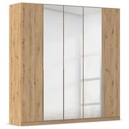 Dreht&uuml;renschrank OTTO HOME "Kleiderschrank Schrank Garderobe AGORDO mit Dekor- oder Hochglanzfront", braun (eiche artisan), B:226cm H:229cm T:54cm, Holzwerkstoff, Schr&auml;nke, Dreht&uuml;renschrank, durchdachte Innenausstattung, in 8 Breiten und 2 H&ouml;hen MADE IN GERMANY, Topseller