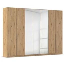Dreht&uuml;renschrank OTTO HOME "Kleiderschrank Schrank Garderobe AGORDO mit Dekor- oder Hochglanzfront", braun (eiche artisan), B:315cm H:229cm T:54cm, Holzwerkstoff, Schr&auml;nke, Dreht&uuml;renschrank, durchdachte Innenausstattung, in 8 Breiten und 2 H&ouml;hen MADE IN GERMANY, Topseller