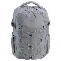 Sportrucksack DISCOVERY "Outdoor", Gr. B/H/T: 15,5cm, grau, Nylon, unifarben, Rucks&auml;cke, aus Nylon-Material