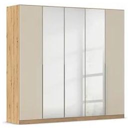 Dreht&uuml;renschrank OTTO HOME "Kleiderschrank Schrank Garderobe AGORDO mit Dekor- oder Hochglanzfront", braun (eiche artisan, champagner), B:226cm H:210cm T:54cm, Holzwerkstoff, Schr&auml;nke, Dreht&uuml;renschrank, durchdachte Innenausstattung, in 8 Breiten und 2 H&ouml;hen MADE IN GERMANY, Topseller