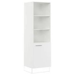 Seitenschrank IMPULS K&Uuml;CHEN "Valencia", Breite/H&ouml;he: 60/190,7 cm", wei&szlig;, B:60cm H:190,7cm T:57,6cm, Dekorfolie, Holzwerkstoff, Schr&auml;nke, Seitenschrank, vormontiert, mit Dreht&uuml;r, mit verstellbaren Fachb&ouml;den