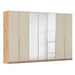 Dreht&uuml;renschrank OTTO HOME "Kleiderschrank Schrank Garderobe AGORDO mit Dekor- oder Hochglanzfront", braun (eiche artisan, champagner), B:315cm H:210cm T:54cm, Holzwerkstoff, Schr&auml;nke, Dreht&uuml;renschrank, durchdachte Innenausstattung, in 8 Breiten und 2 H&ouml;hen MADE IN GERMANY, Topseller
