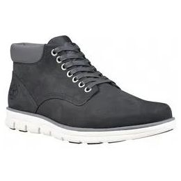Schn&uuml;rboots Timberland "BRADSTREET MID LACE UP SNEAKER", Herren, Gr. 42, schwarz (schwarz, nubuck), Nubukleder, Schuhe Schn&uuml;rboots, Winterstiefel, Schn&uuml;rstiefel, Winterschuhe