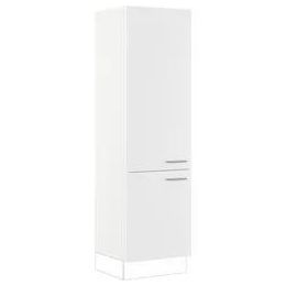 Seitenschrank IMPULS K&Uuml;CHEN "Valencia", Breite/H&ouml;he: 60/205,1 cm", wei&szlig;, B:60cm H:205,1cm T:57,6cm, Dekorfolie, Holzwerkstoff, Schr&auml;nke, Seitenschrank, vormontiert, mit Dreht&uuml;ren, mit verstellbaren Fachb&ouml;den