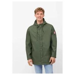 Regen- und Matschjacke Derbe "Passby_plain", Herren, Gr. XXL, gr&uuml;n (olive), Obermaterial: 100% Polyester; Futter: 100% Polyester, Basic, normal, B&uuml;ndchen, Jacken, wasserabweisend, winddicht, Kapuze