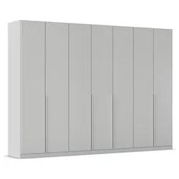 Dreht&uuml;renschrank OTTO HOME "Kleiderschrank Schrank Garderobe AGORDO TOPSELLER Schlafzimmer", grau (seidengrau), B:315cm H:229cm T:54cm, Holzwerkstoff, Schr&auml;nke, Dreht&uuml;renschrank, durchdachte Innenausstattung, in 8 Breiten und 2 H&ouml;hen MADE IN GERMANY, Topseller