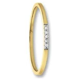 Diamantring ONE ELEMENT "0.03 ct Diamant Brillant Ring aus 585 Gelbgold" Gr. 56, gold, Fingerringe, Damen, 56, 0,03 mit Diamant, Diamanten Gelbgold 585 Gold, Diamanten, Gelbgold 585, Gold, Diamantring, Sorgf&auml;ltig gefertigt &ndash; zarte Diamantakzente mit besonderer Strahlkraft