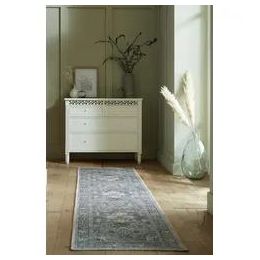 Teppich FLAIR RUGS "Windsor", gr&uuml;n, B:60cm H:4mm L:230cm, Kunstfaser, Teppiche, Teppich, Waschbarer Teppich