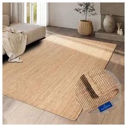 Villeroy & Boch Teppich VILLEROY & BOCH "Rosalie Juteteppich", beige (naturgold), B:200cm H:10mm L:290cm, Jute, Teppiche, Teppich, L&auml;ufer, 100% Jute, Natur, Wohnzimmer, Esszimmer, Schlafzimmer, GRS