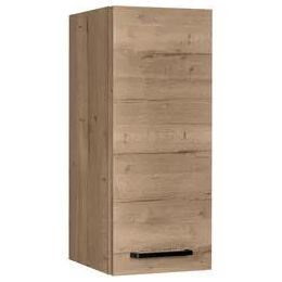 H&auml;ngeschrank Nobilia "Structura", Ausrichtung w&auml;hlbar, vormontiert", braun (front und korpus: eiche havanna nachbildung), B:30cm H:72cm T:37,2cm, Schr&auml;nke, H&auml;ngeschrank, in drei Breiten: 30, 45 und 60 cm, mit Soft-Close-Funktion