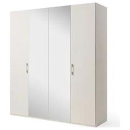 Dreht&uuml;renschrank "Henderson", beige (champagner), B:201cm H:223cm T:60cm, Holzwerkstoff, SET ONE BY Musterring, Schr&auml;nke, Dreht&uuml;renschrank, mit Spiegel, in 2 Breiten, inkl. Fachb&ouml;den und Kleiderstangen