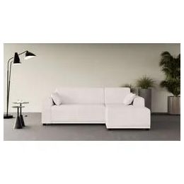 Ecksofa Home Affaire "TAMMO", beige (creme), B:233cm H:80cm T:162cm, 100% Polyester, Sofas, Ecksofa, L-Form