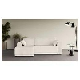 Ecksofa Home Affaire "TAMMO", beige (creme), B:233cm H:80cm T:162cm, 100% Polyester, Sofas, Ecksofa, L-Form