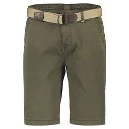 Bermudas Lerros "Chino-Bermuda f&uuml;r Herren", Herren, Gr. 6XL, gr&uuml;n (aged olive), 98% Baumwolle, 2% Elasthan, Hosen Bermudas