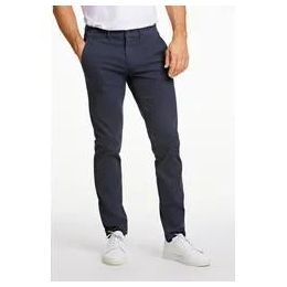 Chinohose LINDBERGH, Herren, Gr. 34, L&auml;nge 32, blau (navy), Stoff, Obermaterial: 57% Baumwolle, 39% Polyester, 4% Elasthan, slim fit normal, Hosen Chinohose, mit Stretch