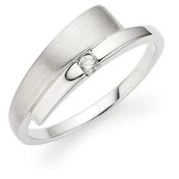 Fingerring Bruno Banani "Schmuck Geschenk Silber 925 Damenring" Gr. 53, silber (silberfarben, kristallwei&szlig;), Fingerringe, Damen, 53, Silber 925 (Sterlingsilber), 1,7mm, Fingerring, mit Zirkonia (synth.)