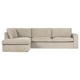 Ecksofa Woood "Thomas", transparent (nat&uuml;rlich), B:283cm H:92cm T:197cm, Sofas, Ecksofa, frei im Raum stellbar, Stellma&szlig;e H 92 cm x B 283 cm, L-Form