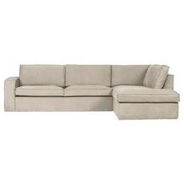 Ecksofa Woood "Thomas", transparent (nat&uuml;rlich), B:283cm H:92cm T:197cm, Sofas, Ecksofa, frei im Raum stellbar, Stellma&szlig;e H 92 cm x B 283 cm, L-Form
