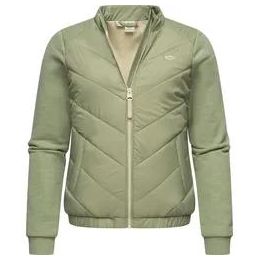 Outdoorjacke Ragwear "Zabava", Damen, Gr. XXL (44), gr&uuml;n (helloliv), Obermaterial: 100% Polyester. Obermaterial &Auml;rmel: 70% Baumwolle, 30% Polyester. Futter: 100% Polyester. Wattierung: 100% Polyester, gerade h&uuml;ftbedeckend, &Auml;rmel ohne &Auml;rmelschlitz abgestepptes B&uuml;ndchen, Jacken Outdoorjacke, Leichte gesteppte &Uuml;bergangsjacke mit weichen &Auml;rmeln