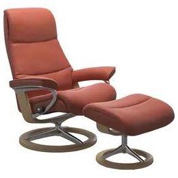 Relaxsessel stressless "View", braun (henna), B:78cm H:108cm T:78cm, Leder BATICK: BATICK ist ein leicht korrigiertes, durchgef&auml;rbtes und genarbtes M&ouml;belleder, bei dem die meisten Unebenheiten und Spuren in der Regel entfernt wurden.;Leder PALOMA: PALOMA ist ein durchgef&auml;rbtes Semianilin-M&ouml;belleder mit nat&uuml;rlicher Narbung.;ROHLEDER Stoff Q2 FARON: Ein fester zuverl&auml;ssiger Boucl&eacute; mit einem struktur
