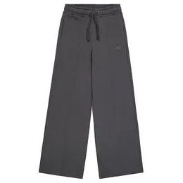 Jogginghose Alpha Industries "X-Fit Label Wide Jogger W", Damen, Gr. L, Normalgr&ouml;&szlig;en, grau (vintage grau), Obermaterial: 80% Baumwolle, 20% Polyester, Hosen Jogginghose