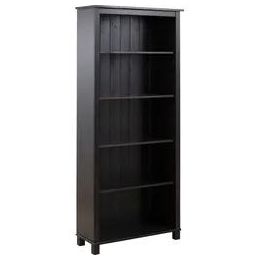Regal OTTO HOME "Pivo", braun (dunkelbraun), B:77cm H:171cm T:31cm, Massivholz, Regale, Regal, aus massivem sch&ouml;nen Kiefernholz, H&ouml;he 171 cm