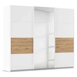 Schwebet&uuml;renschrank Rauch "Kleiderschrank Schrank Garderobe Ankleide Schlafzimmerschrank CORTONA", wei&szlig; (alpinwei&szlig;, eiche artisan), B:271cm H:229cm T:62cm, Holzwerkstoff, Schr&auml;nke, Schwebet&uuml;renschrank, inkl. Inneneinteilung, 2 Stoffboxen extra Einlegeb&ouml;den MADE IN GERMANY