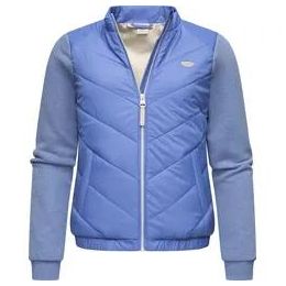 Outdoorjacke Ragwear "Zabava", Damen, Gr. XL (42), blau, Obermaterial: 100% Polyester. Obermaterial &Auml;rmel: 70% Baumwolle, 30% Polyester. Futter: 100% Polyester. Wattierung: 100% Polyester, gerade h&uuml;ftbedeckend, &Auml;rmel ohne &Auml;rmelschlitz abgestepptes B&uuml;ndchen, Jacken Outdoorjacke, Leichte gesteppte &Uuml;bergangsjacke mit weichen &Auml;rmeln