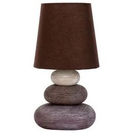 N&auml;ve N&Auml;VE LED Tischleuchte "Stoney", braun, &Oslash; 16cm H: 31cm, 1 Stk., Leuchten, Zuleitung: ca. 130 cm, LED Tischleuchte