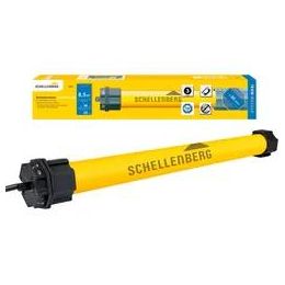 Rollladenmotor Schellenberg "Standard, Rohrmotor mit mechanischer Endlageneinstellung", gelb, B:6,5cm L:48,5cm &Oslash;:4,5cm, Kunststoff, Stahl, Rollladenmotoren, geeignet f&uuml;r 60 mm Rollladenwelle, Maxi, 20 Nm, Zugkraft 34 kg