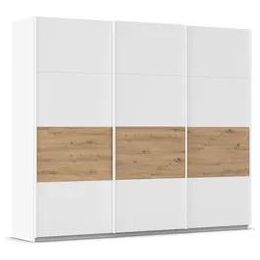 Schwebet&uuml;renschrank Rauch "Kleiderschrank Schrank Garderobe Ankleide Schlafzimmerschrank CORTONA", wei&szlig; (alpinwei&szlig;, eiche artisan), B:271cm H:229cm T:62cm, Holzwerkstoff, Schr&auml;nke, Schwebet&uuml;renschrank, inkl. Inneneinteilung, 2 Stoffboxen extra Einlegeb&ouml;den MADE IN GERMANY