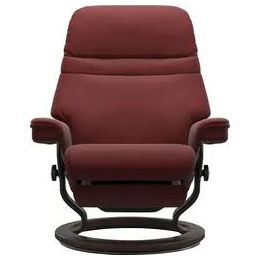 Relaxsessel stressless "Sunrise", rot (cherry paloma), B:79cm H:103cm T:78cm, Leder BATICK: BATICK ist ein leicht korrigiertes, durchgef&auml;rbtes und genarbtes M&ouml;belleder, bei dem die meisten Unebenheiten und Spuren in der Regel entfernt wurden.;Leder PALOMA: PALOMA ist ein durchgef&auml;rbtes Semianilin-M&ouml;belleder mit nat&uuml;rlicher Narbung.;ROHLEDER Stoff Q2 FARON: Ein fester zuverl&auml;ssiger Boucl&eacute; mit einem