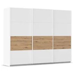Schwebet&uuml;renschrank Rauch "Kleiderschrank Schrank Garderobe Ankleide Schlafzimmerschrank CORTONA", wei&szlig; (alpinwei&szlig;, eiche artisan), B:271cm H:210cm T:62cm, Holzwerkstoff, Schr&auml;nke, Schwebet&uuml;renschrank, inkl. Inneneinteilung, 2 Stoffboxen extra Einlegeb&ouml;den MADE IN GERMANY