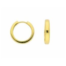 Adelia&acute;s Paar Creolen ADELIA ́S "Damen Goldschmuck 1 Paar 585 Gold Ohrringe / Creolen &Oslash; 17 mm", gold, Ohrringe, Damen, Damen, Gold, 585 Gold Goldschmuck f&uuml;r Damen